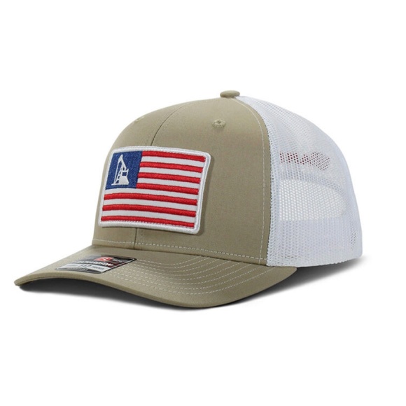 Ariat | Accessories | Ariat Usa Flag Oil Rig Patch Hat | Poshmark